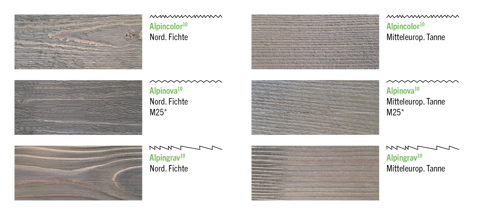 Ergraute Holzfassade Alpin | Mocopinus