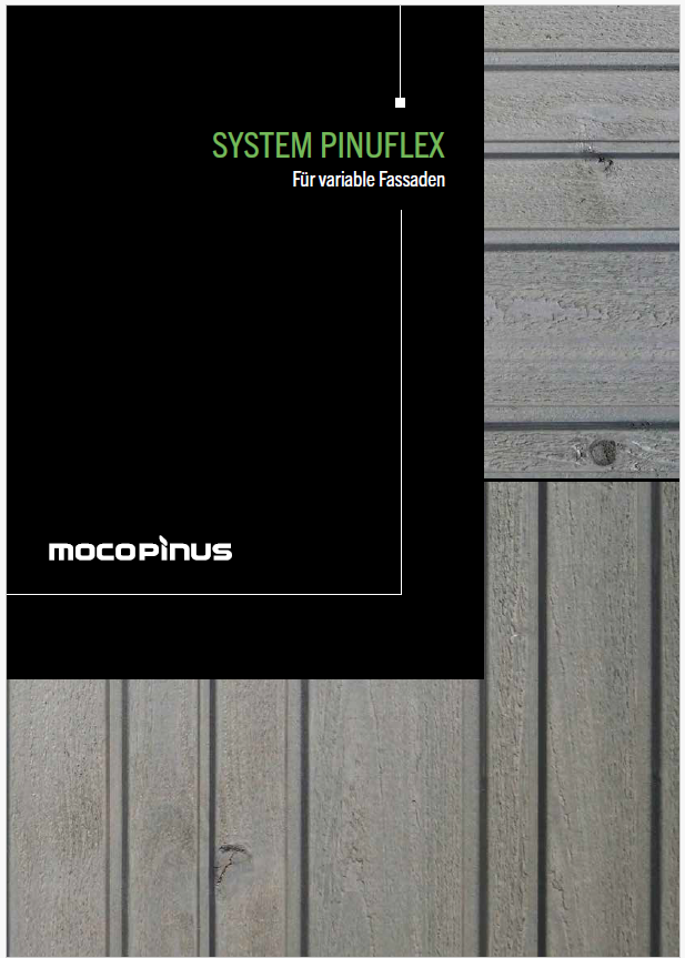 Fassadenprofile aus Holz Pinuflex | Mocopinus